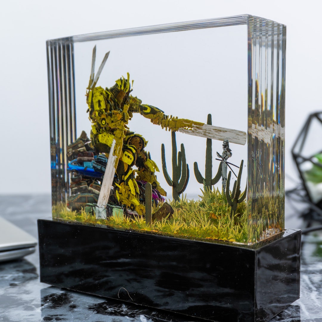 Mech Robot Resin Lamp - Etsy