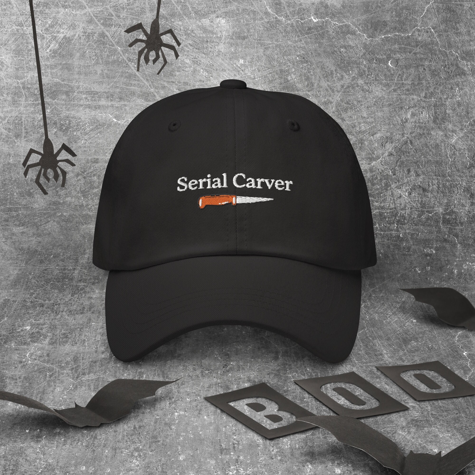 Serial Carver Halloween Dad Hat, Heartless Hat, Zombie Hat, Pumpkin Hat ...