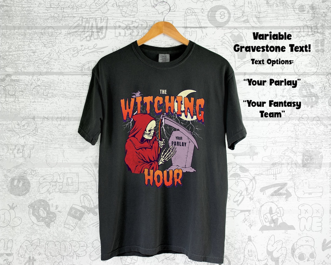 The Witching Hour Shirt- Football Redzone Shirt, Sports Betting Shirt ...