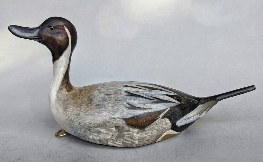 Hand Carved Pintail Drake Decoy - Etsy