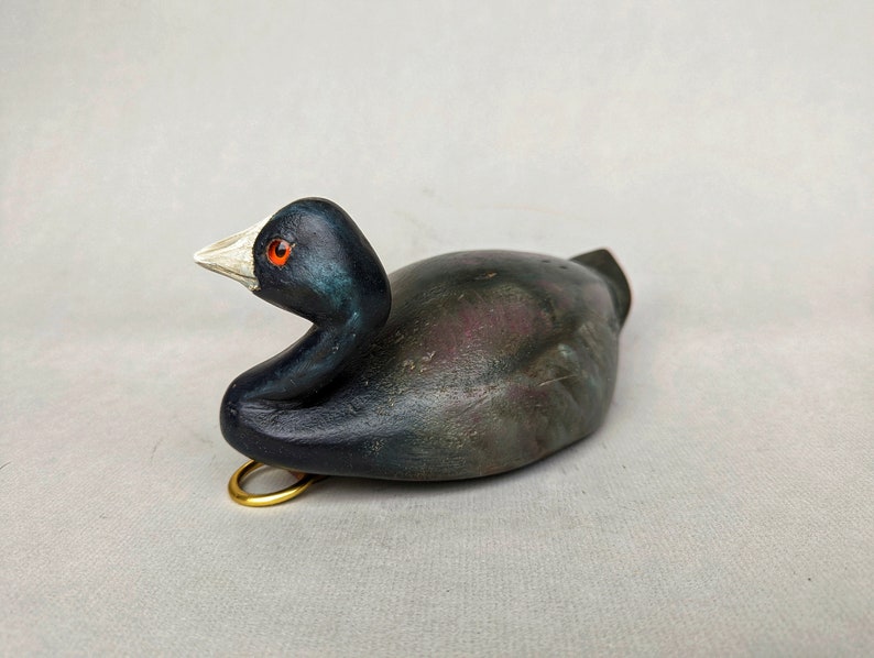 Hand Carved, American Coot Decoy Pair - Etsy