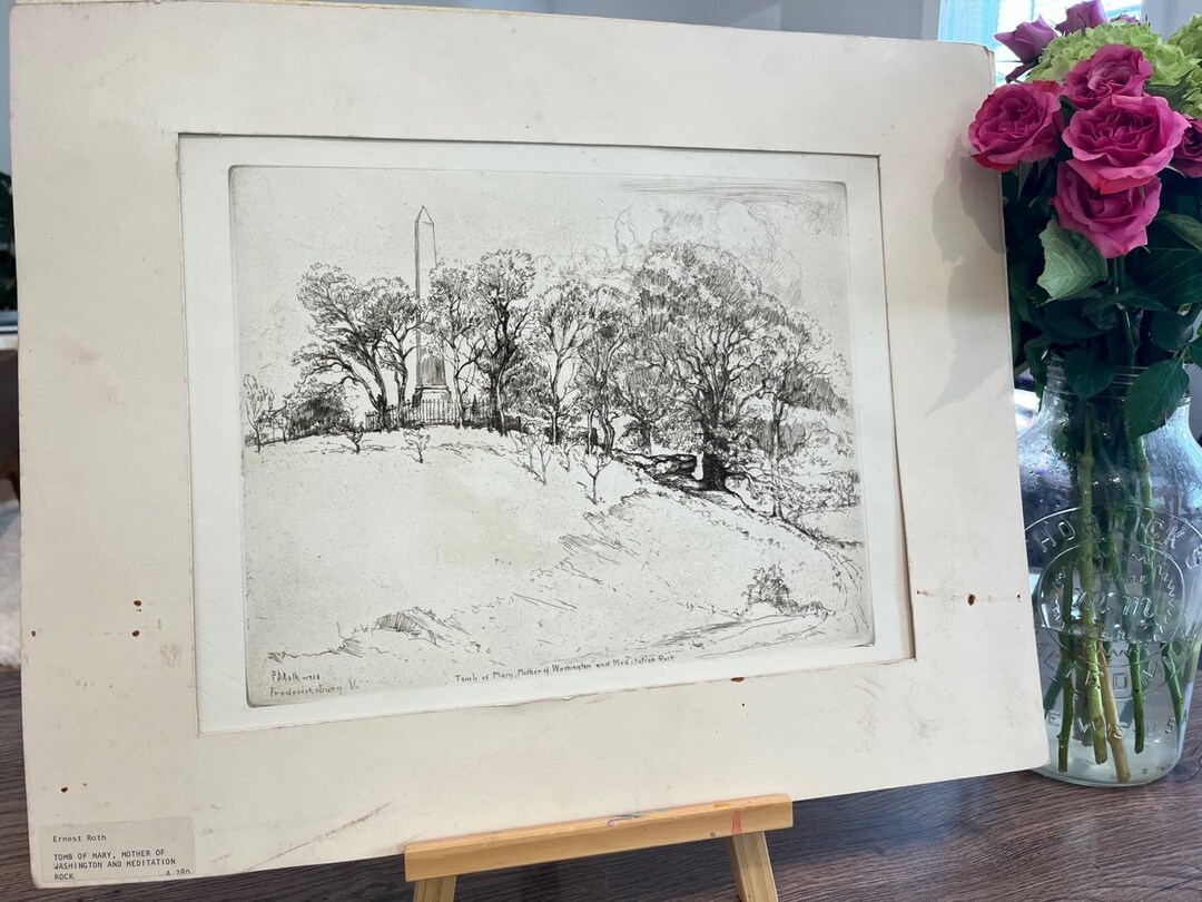 Ernest Roth Tomb of Mary Etching 1928 - Etsy