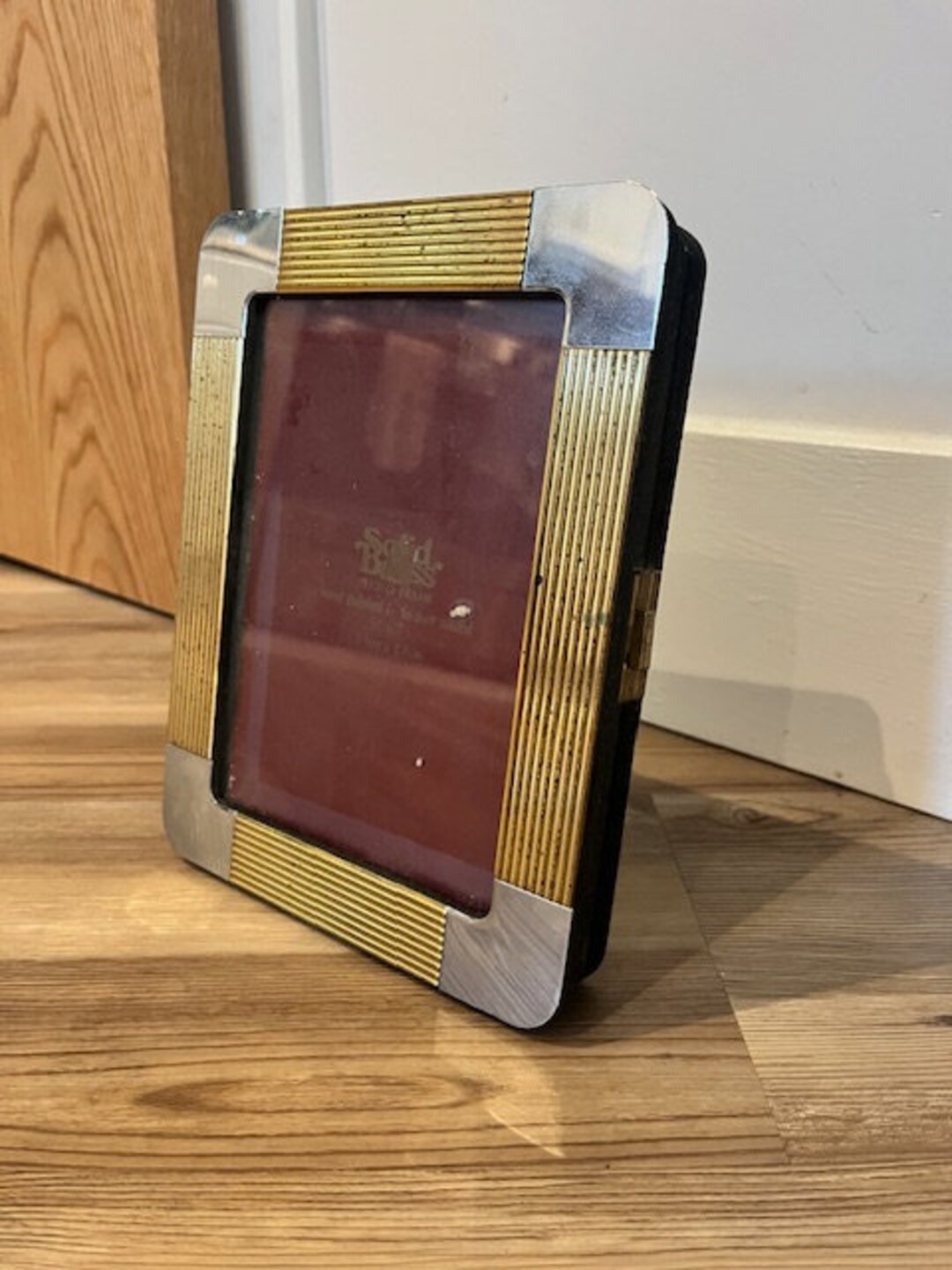 Vintage Shadow Box Frame, Solid Brass. Made in Korea - Etsy