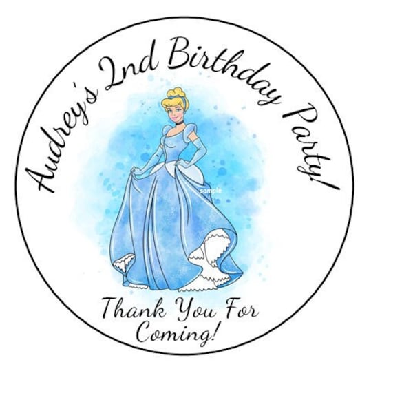 Cinderella Stickers - Etsy