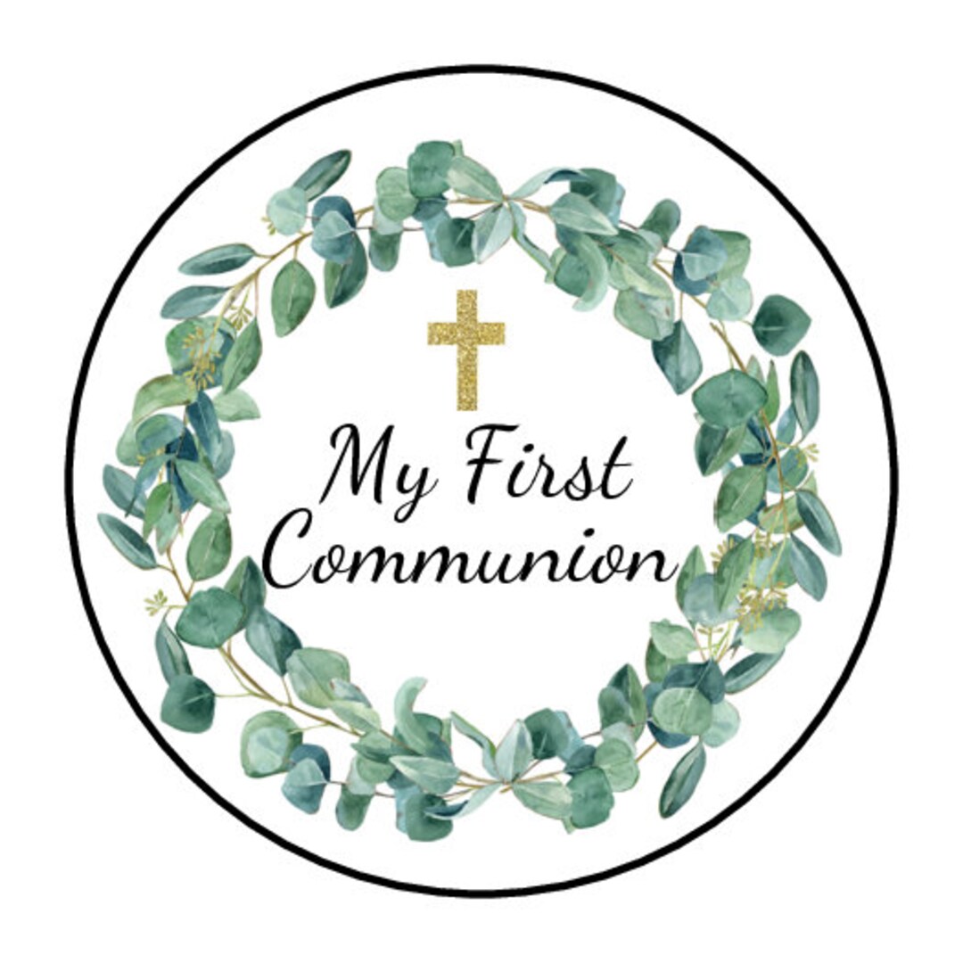 30 My First Communion Stickers, Envelope Seals, Labels, Stamps, 1.5 ...