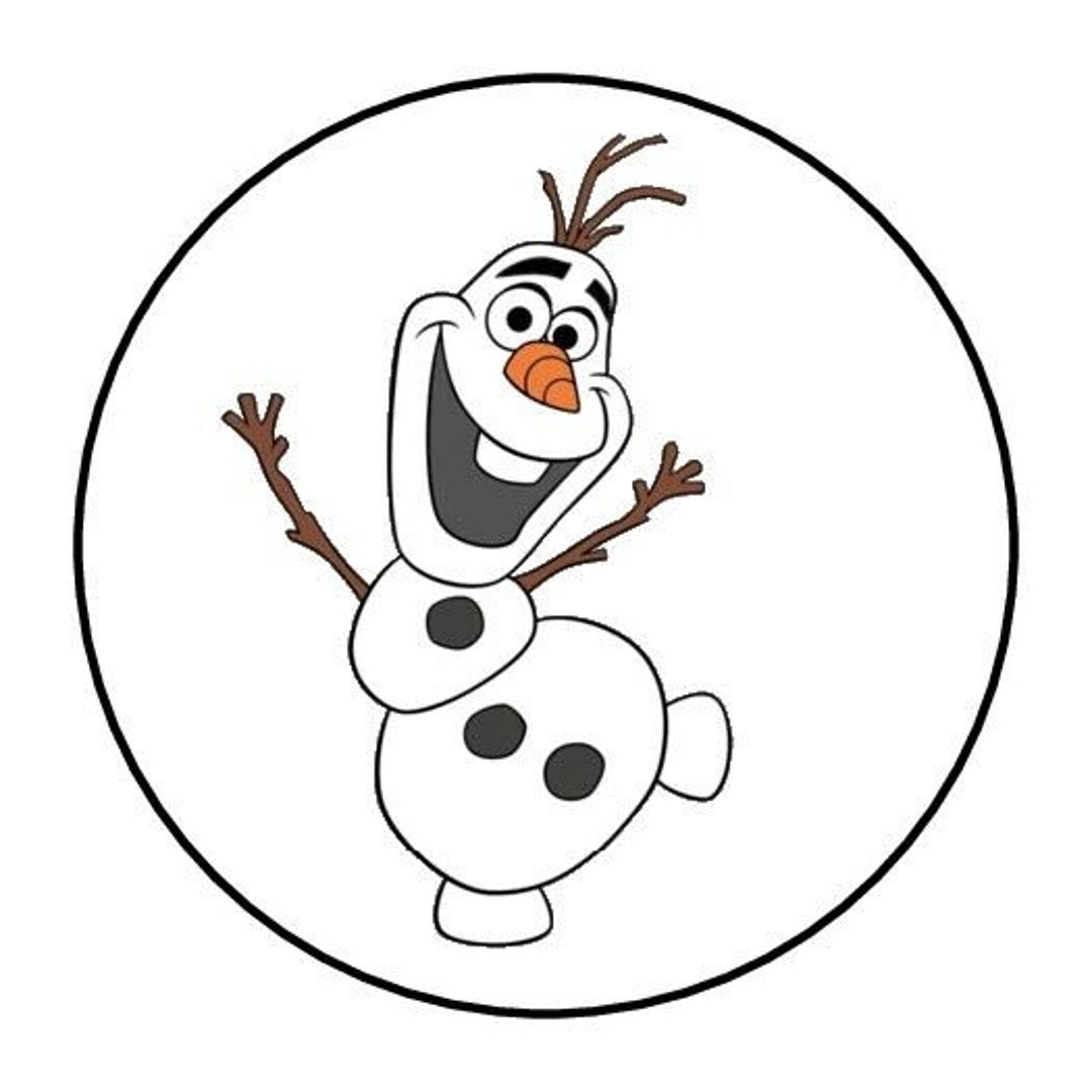 Olaf Stickers, Envelope Seals, Labels, Tags, Favors, Stamps, 1.5 ...