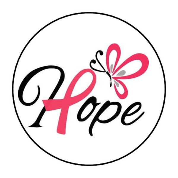 Breast Cancer Candy Labels - Etsy