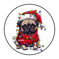 Christmas Gift Tags, Holiday Bunny, Dogs, Cats and Friends DYI Stickers ...