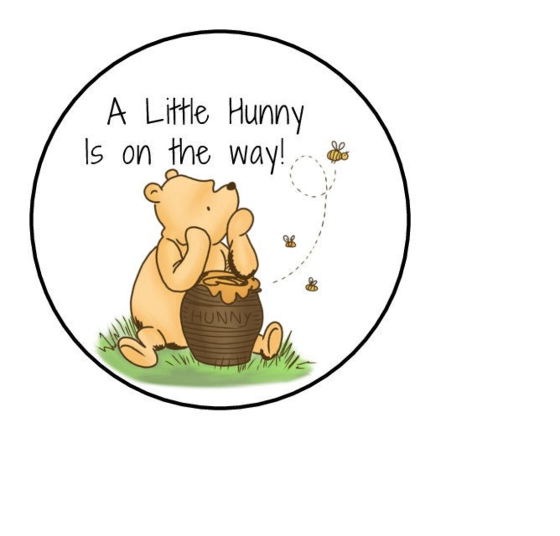 30 A Little Hunny is on the Way Baby Shower Stickers Classic - Etsy