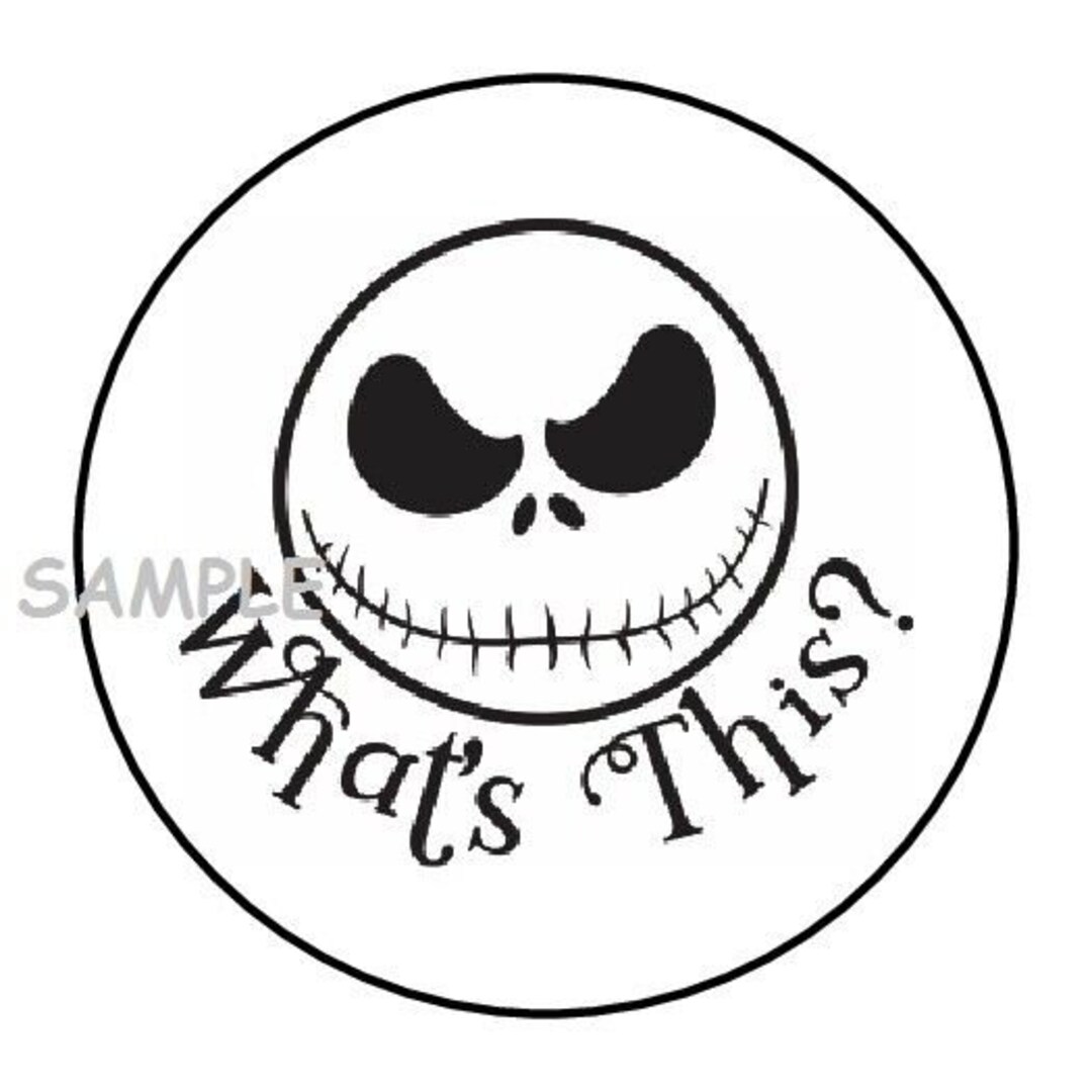 30 Jack Envelope Seals Labels Stickers 1.5" Round Gifts What's This ...