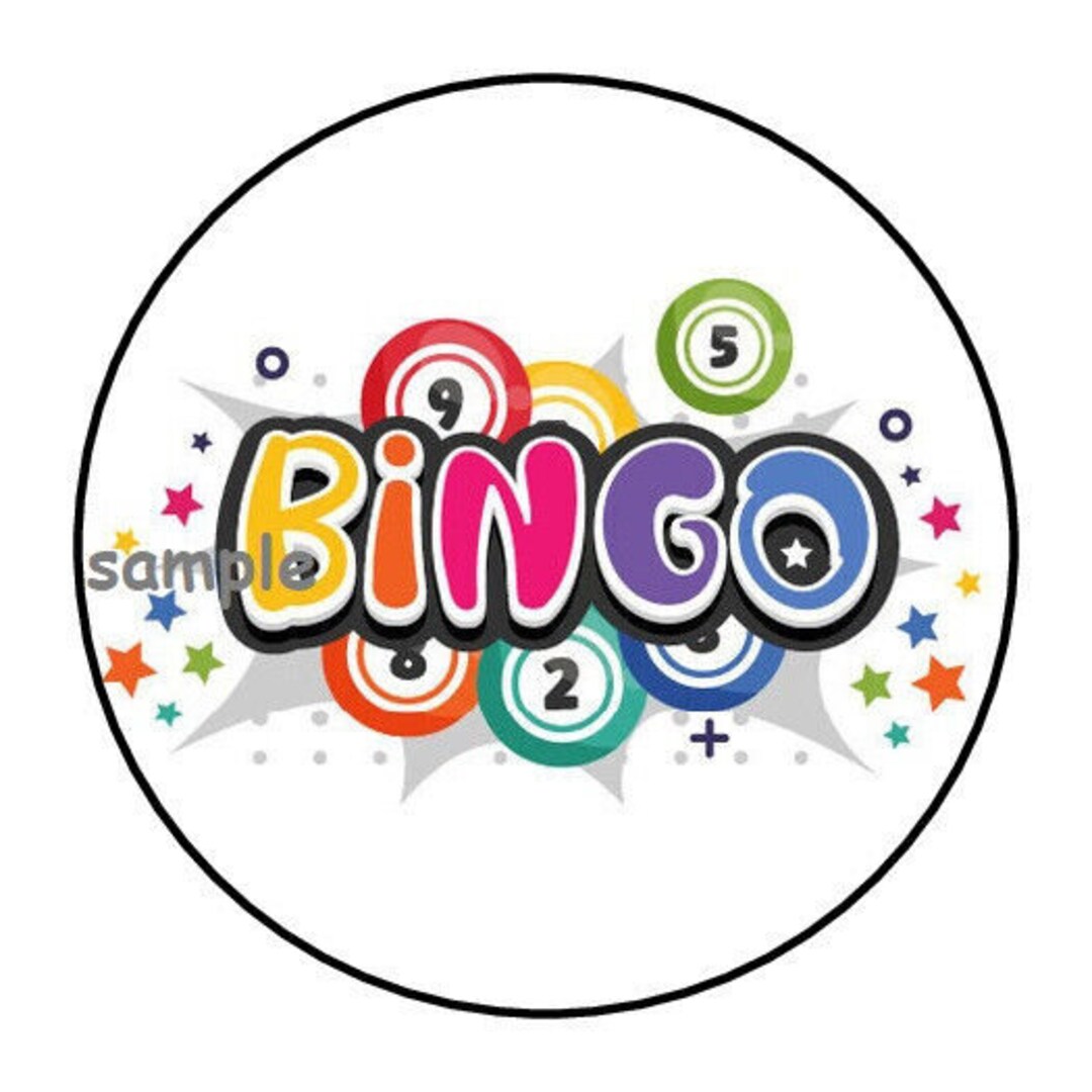 30 Bingo Envelope Seals Labels 1.5" Round Planner Stickers - Etsy