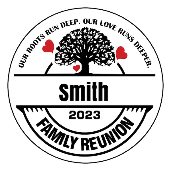 Personalized Family Reunion Labels - Etsy