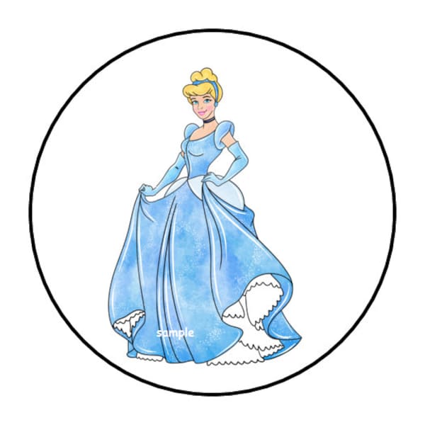 Cinderella Stickers - Etsy