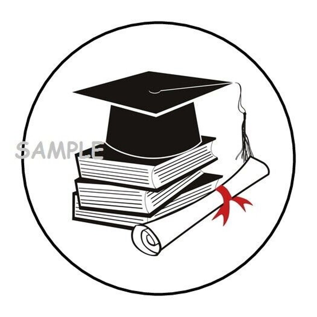 30 Graduation Envelope Seals Labels Stickers 1.5" Round Party Favors - Etsy