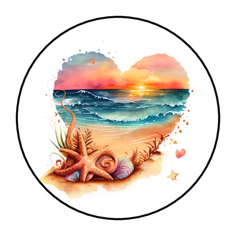 Beach Themed Stickers - Etsy
