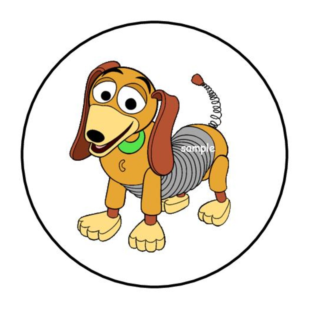 Slinky Dog Stickers, Envelope Seals, Labels, Tags, Favors, Stamps ...