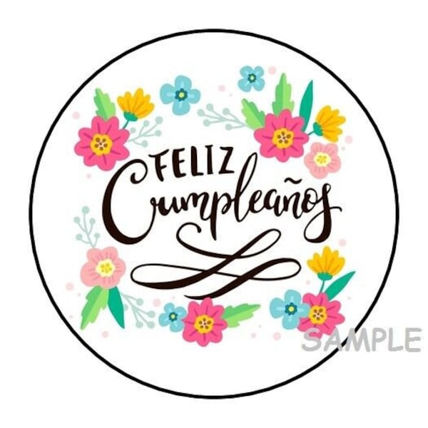 Feliz Cumpleanos Stickers - Etsy