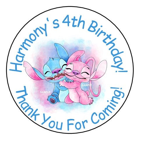 Line Stickers Lilo And Angel Lilo And Stitch DIY Jelly Stickers