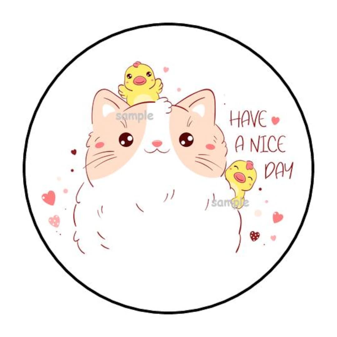 30 Have a Nice Day Stickers, Envelope Seals, Labels, Tags, Stamps, 1.5 ...