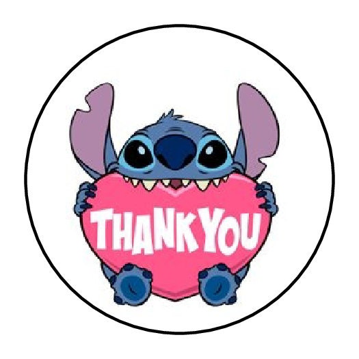 30 Stitch Thank You Stickers, Labels, Envelope Seals, Custom Made - Etsy