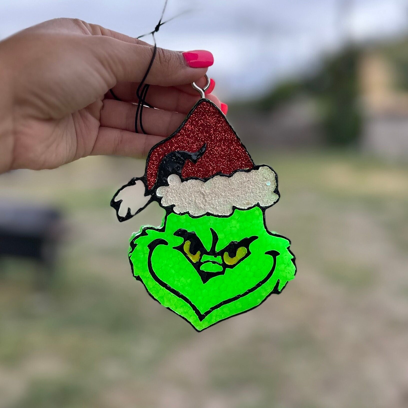 Grinch Car Freshie - Etsy