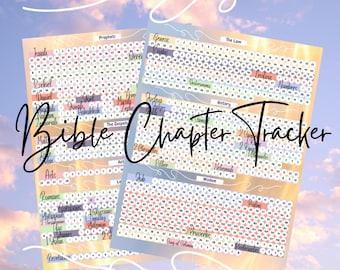 Bible Chapter Tracker | Color in All 929 Old Testament Chapters and 260 ...