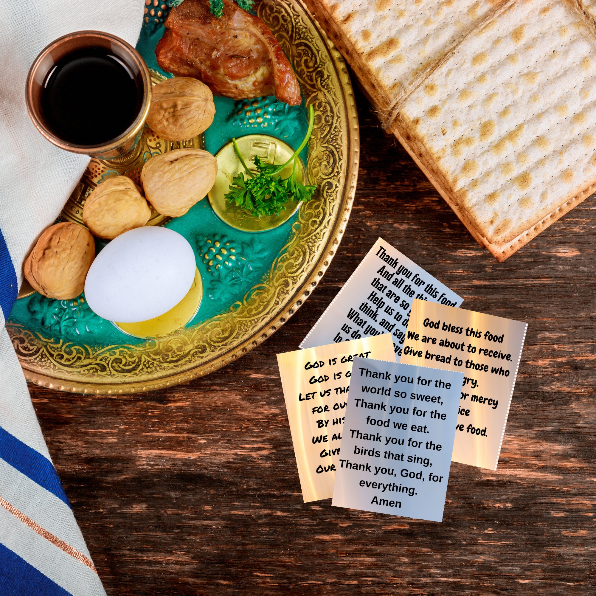 Kids' Mealtime Prayer Cards: Simple Blessings (digital Download) - Etsy