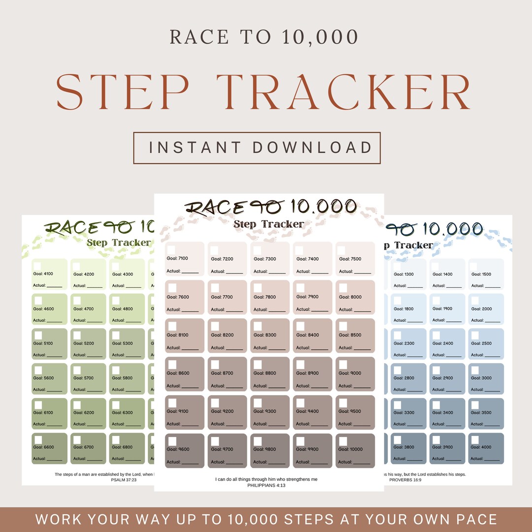 Step Tracker | Walk Your Way up to 10,000 Steps at Your Own Pace ...