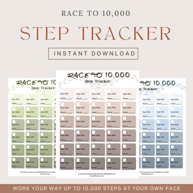 Step Tracker | Walk Your Way up to 10,000 Steps at Your Own Pace ...