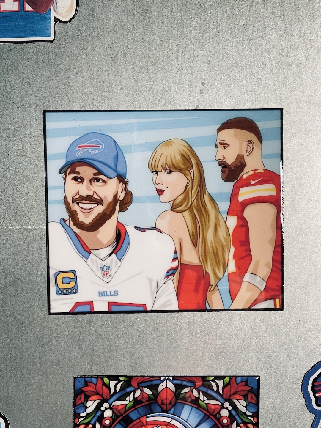 Josh Allen Taylor Swift Magnet Meme - Etsy