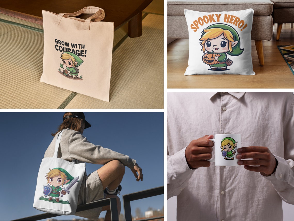 20 Legend of Zelda Link Pngs High-quality Digital Download for Crafting ...