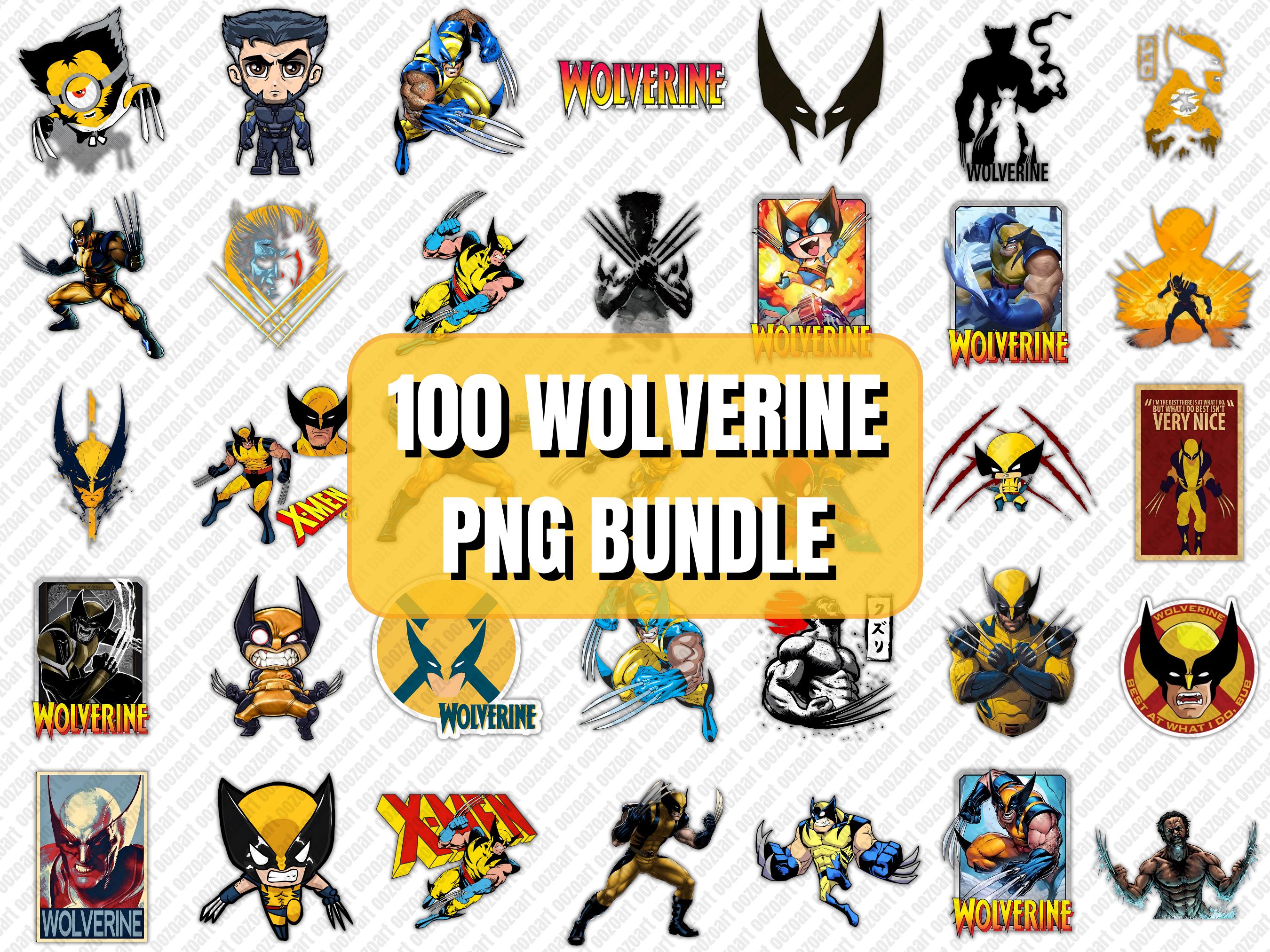 Ultimate Wolverine PNG Bundle - 100 High-quality Digital Images for ...