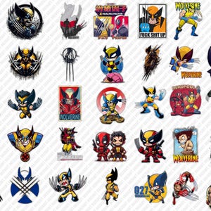 Ultimate Wolverine PNG Bundle - 100 High-quality Digital Images for ...