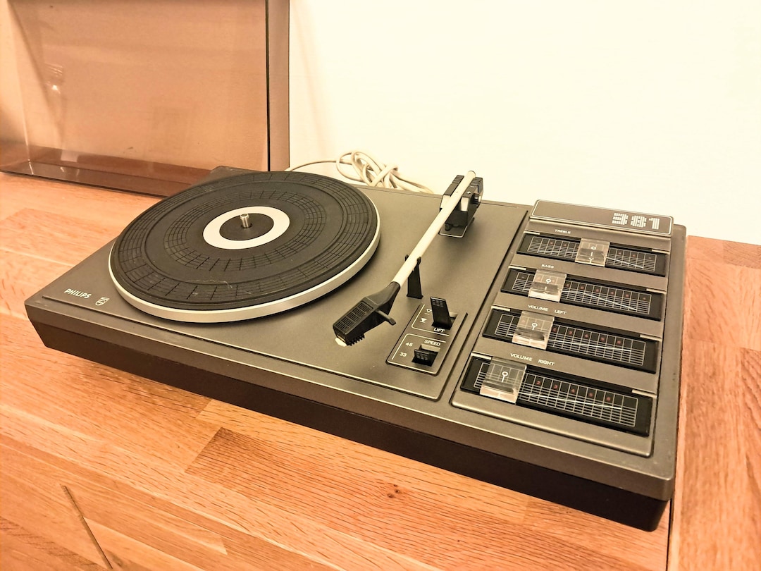 Philips Record Player - Etsy