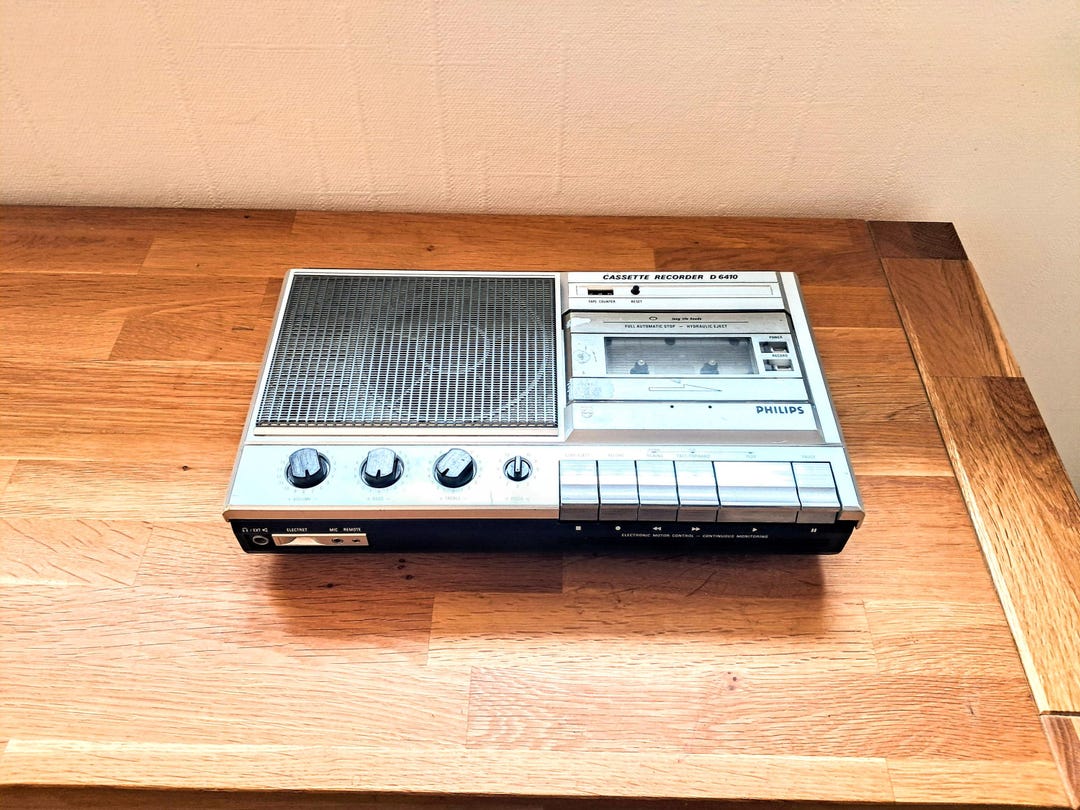 Vintage Philips Cassette Player - Etsy