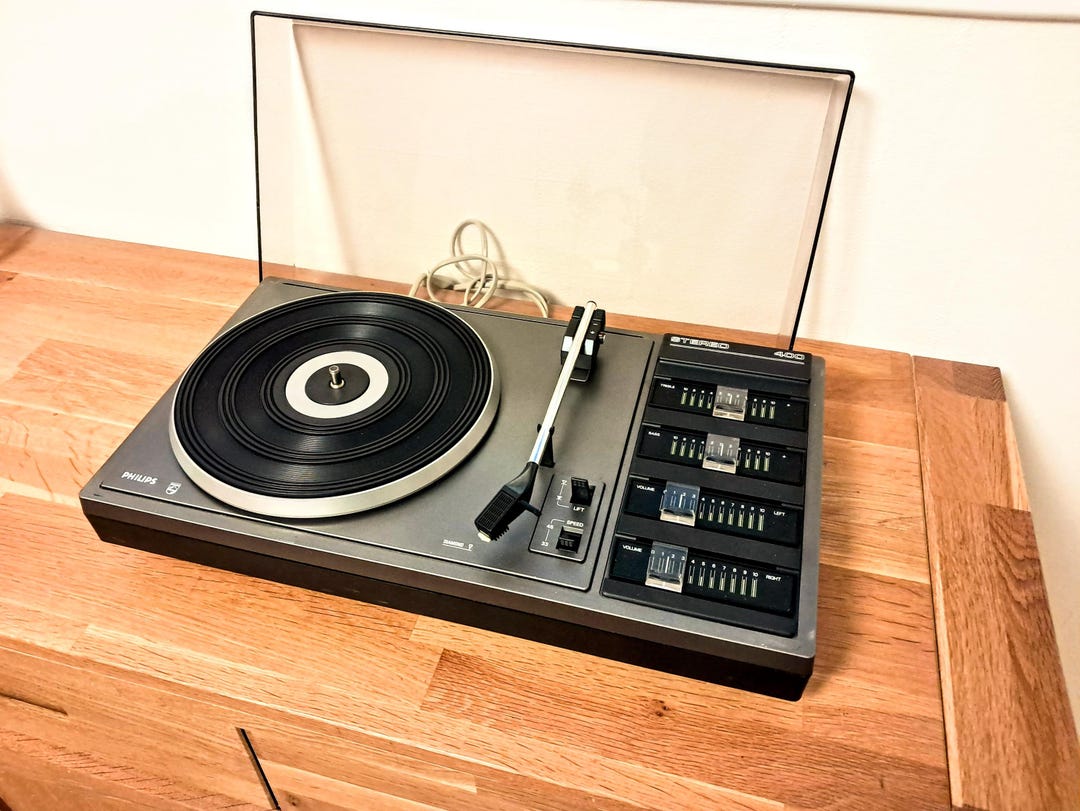 Vintage Philips Record Player - Etsy UK