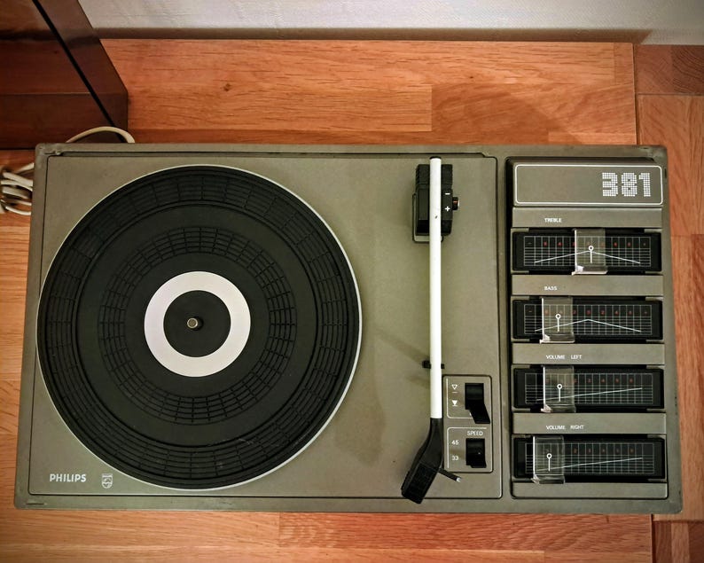 Philips Record Player - Etsy