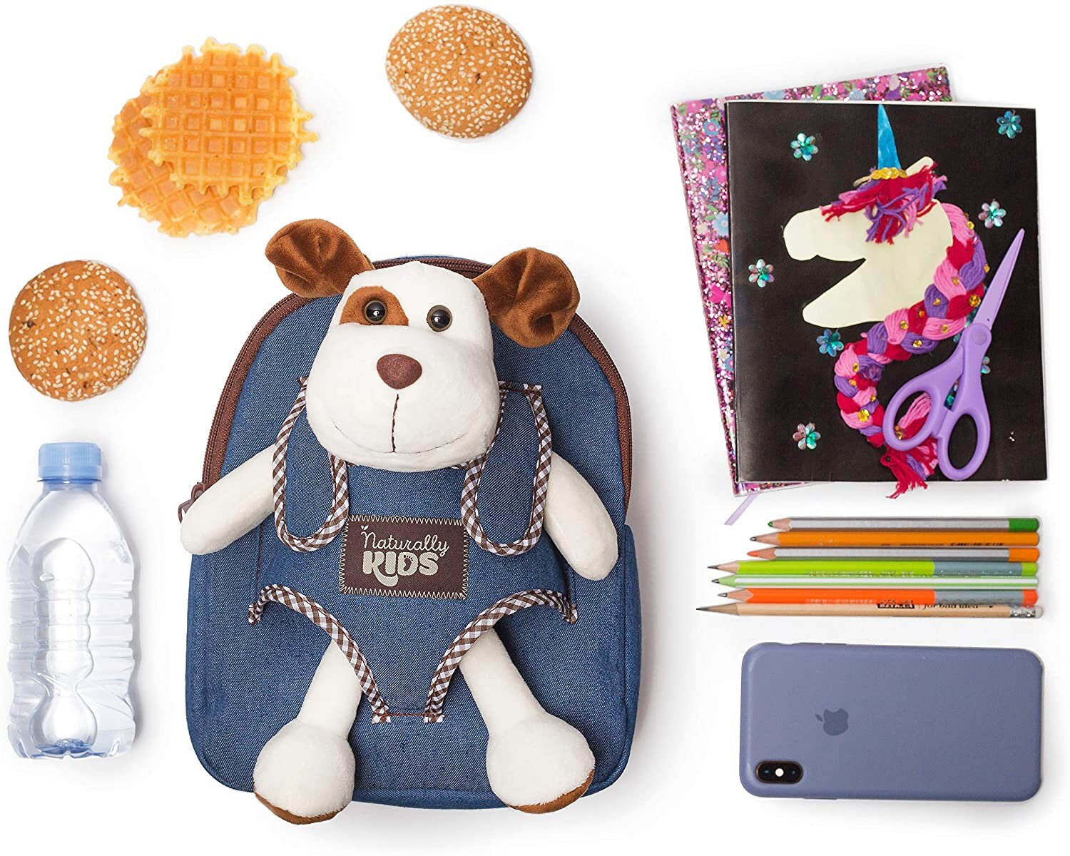 Toddler Backpack toddler Backpack W Plush Dog Stuffed Puppy - Etsy