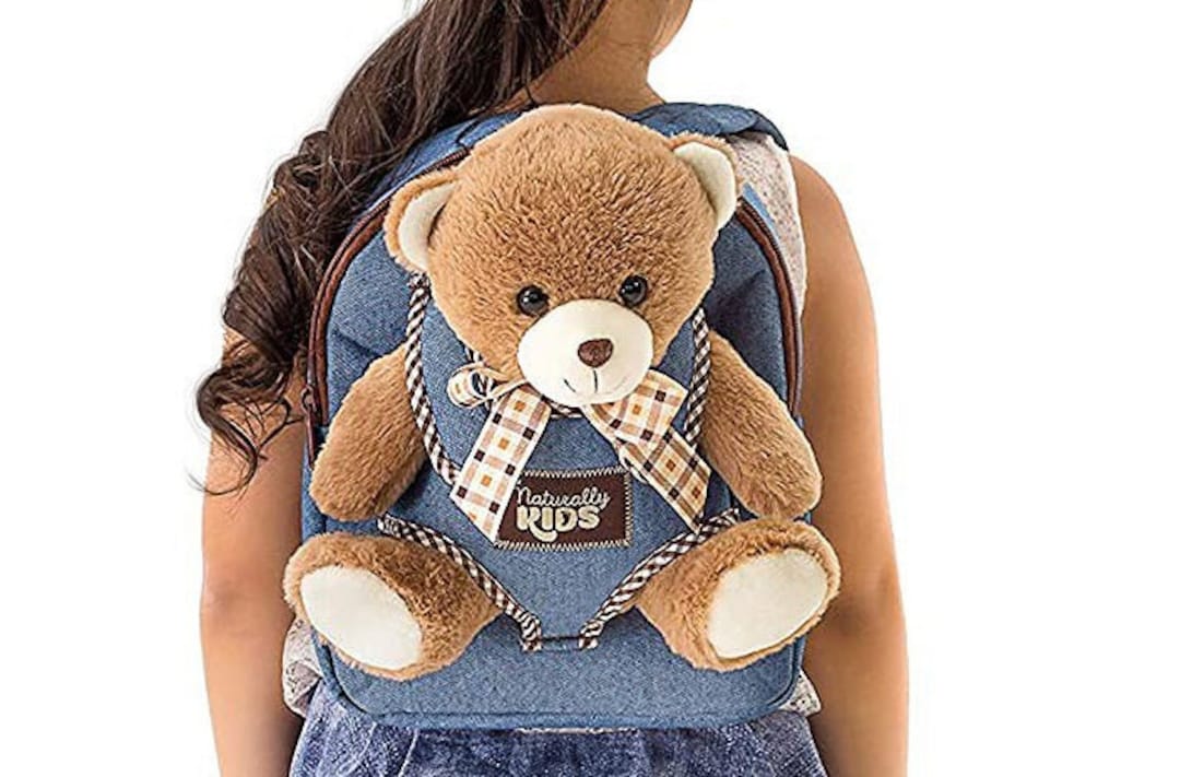 Toddler Backpack Preschool Kids Backpack W Plush TEDDY Bear Stuffed Toy ...