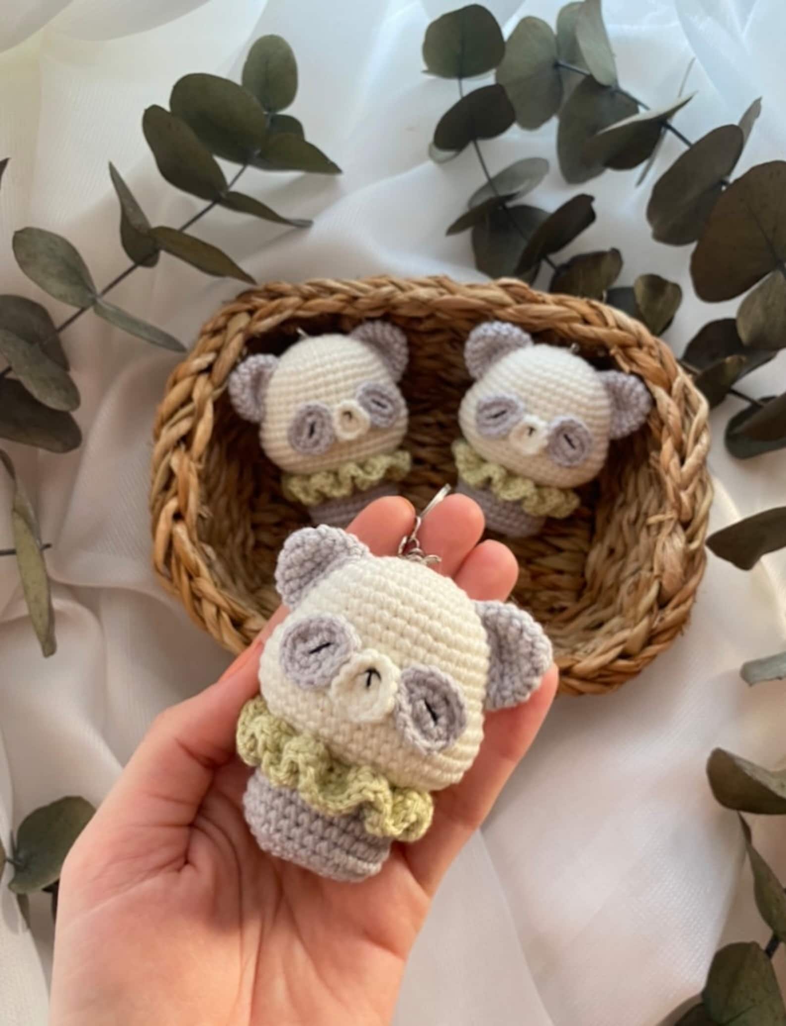 Amigurumi Crochet Keychain, Animals Keychain, Amigurumi Mini Animal 1 ...
