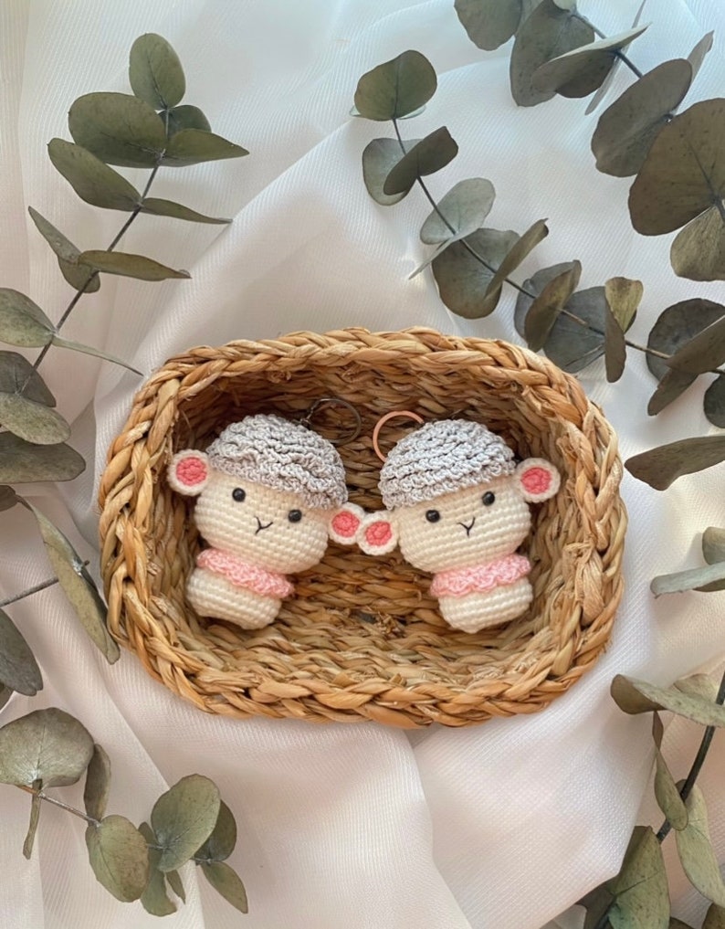 Amigurumi Crochet Keychain, Animals Keychain, Amigurumi Mini Animal 1 ...