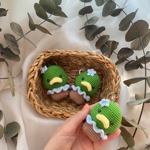 Crochet Animal Keychain Set, Mini Amigurumi Keychains, Cute Crochet ...