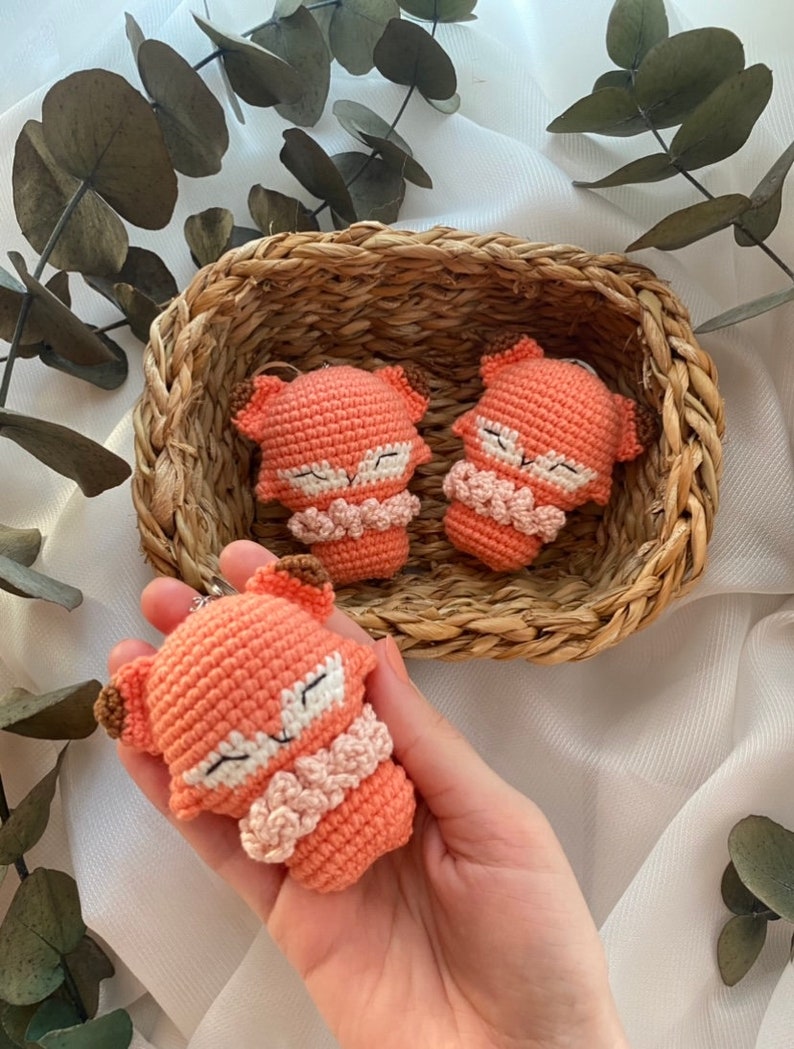 Amigurumi Crochet Keychain, Animals Keychain, Amigurumi Mini Animal 1 ...