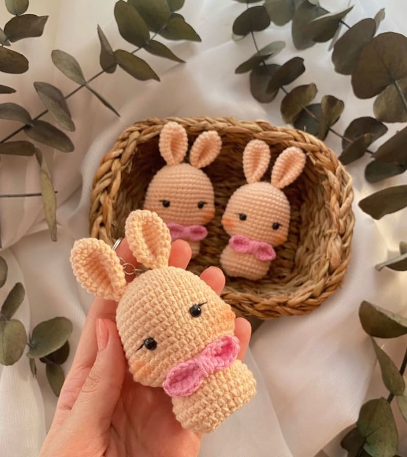 Amigurumi Crochet Keychain, Animals Keychain, Amigurumi Mini Animal 1 ...