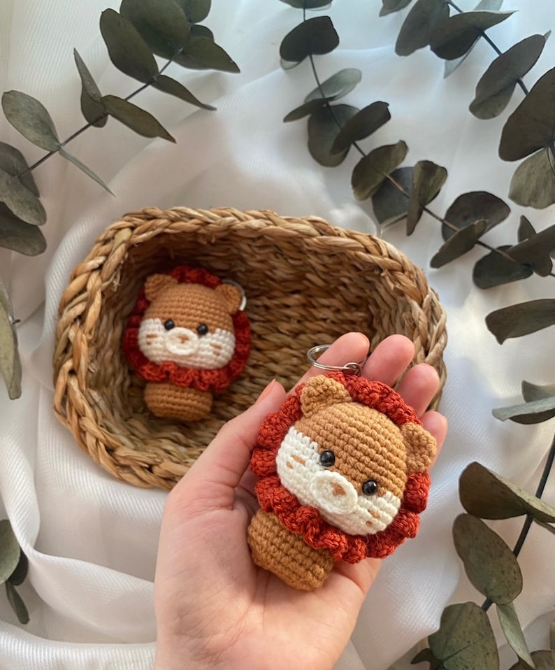 Amigurumi Crochet Keychain, Animals Keychain, Amigurumi Mini Animal 1 ...