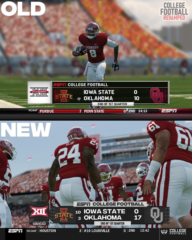 College Football Revamped V20.1 for Xbox360 Installed on USB - Etsy College Football Revamped V20.1 for Xbox360 Installed on USB - Etsy