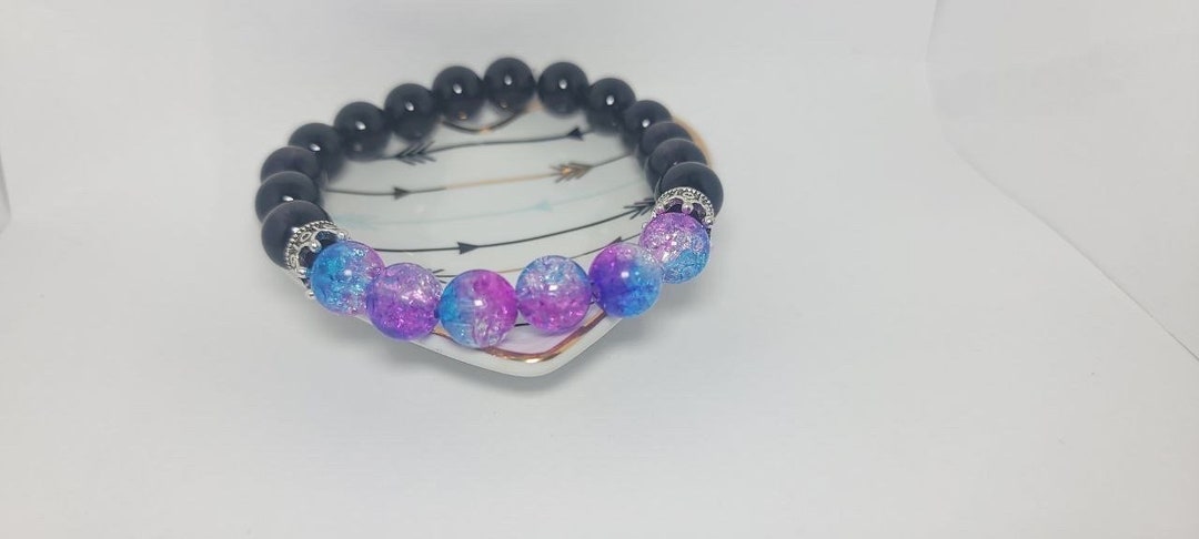 Galaxy Beaded Bracelets - Etsy