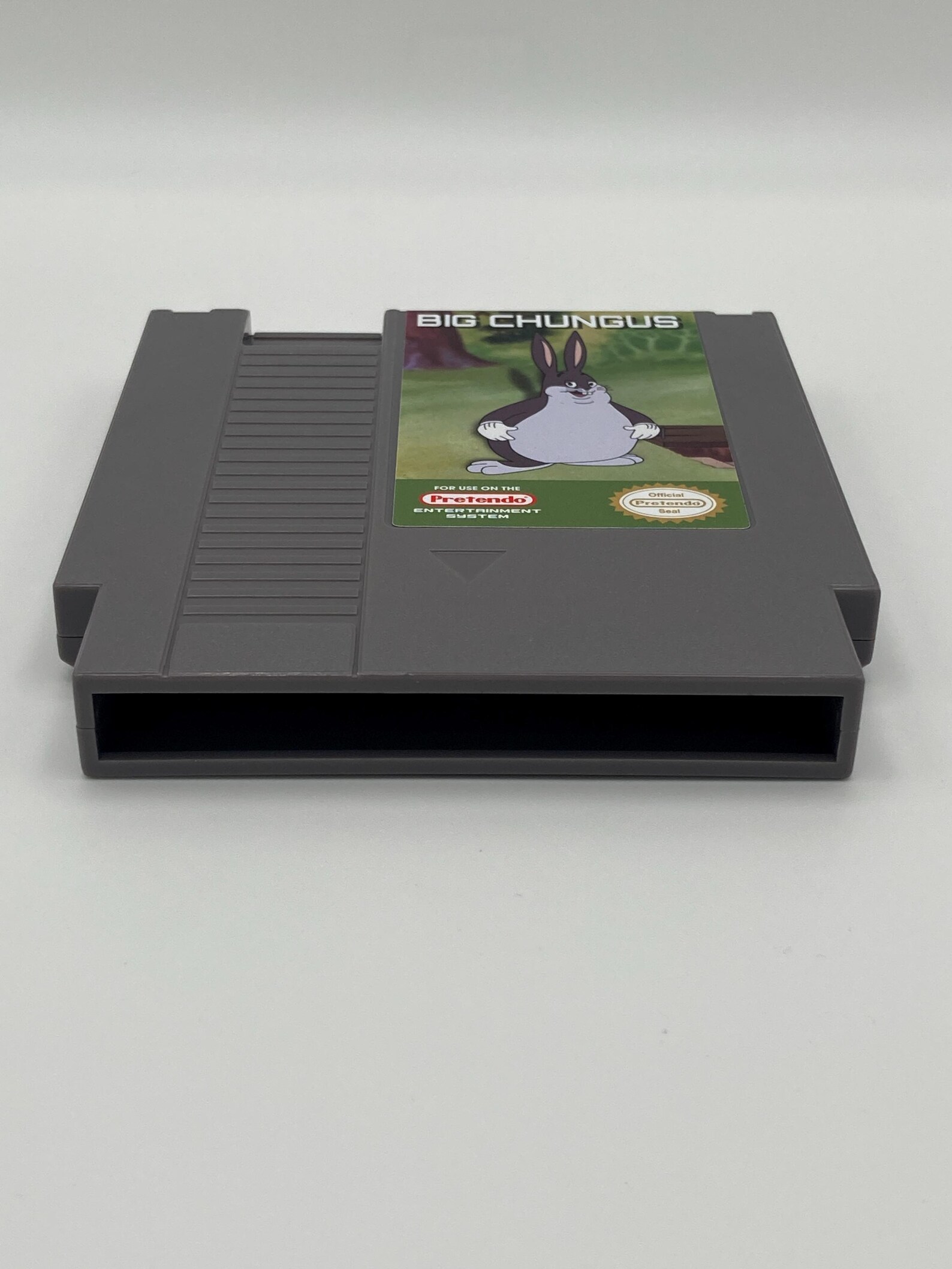 DISPLAY CART NES Big Chungus Parody Nintendo Meme Cartridge Funny Gag ...