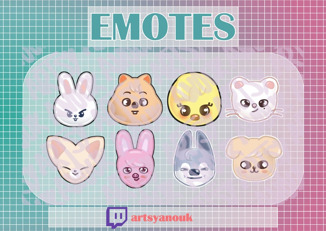 Kawai Skzoo Straykids Skz Emote Stay /best Leader / Cute - Etsy