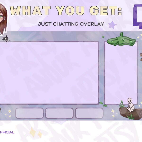 Totoro Twitch Overlay - Etsy